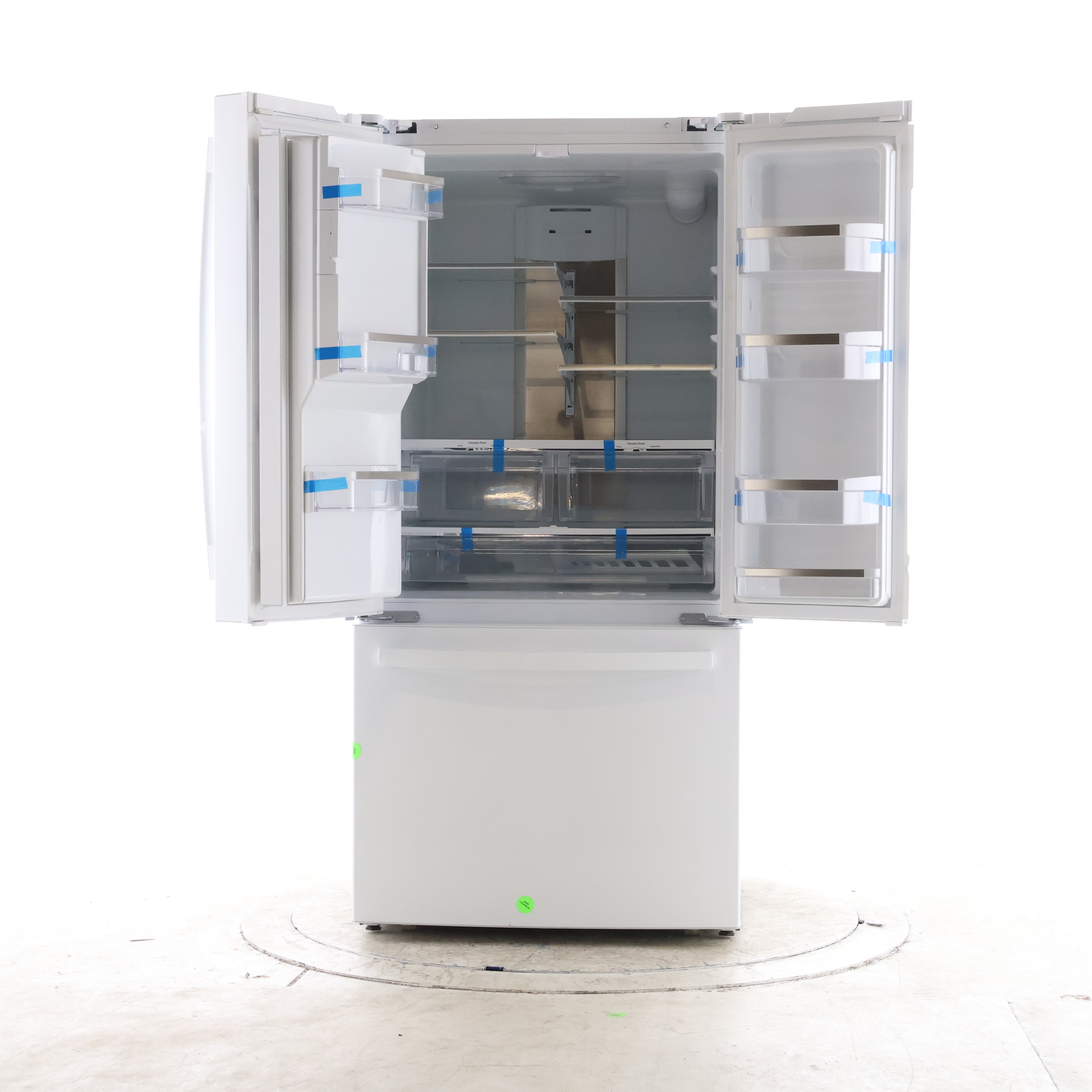 GE Profile PFE24HGLKWW 23.5 Cu Ft French Door Refrigerator White ...