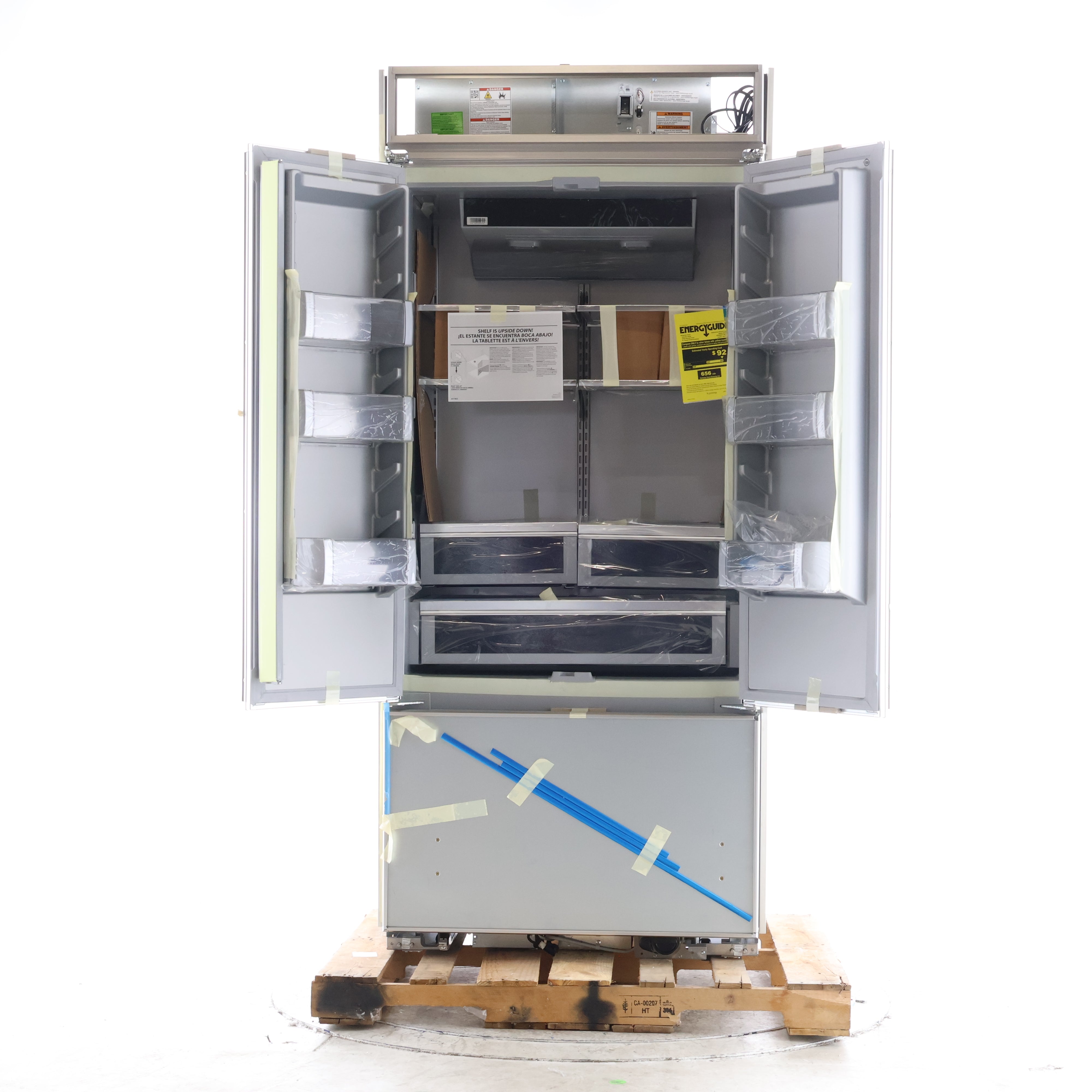 KitchenAid KBFN506EPA 36-in Built-In French Door Fridge 20.8 cu ft ...