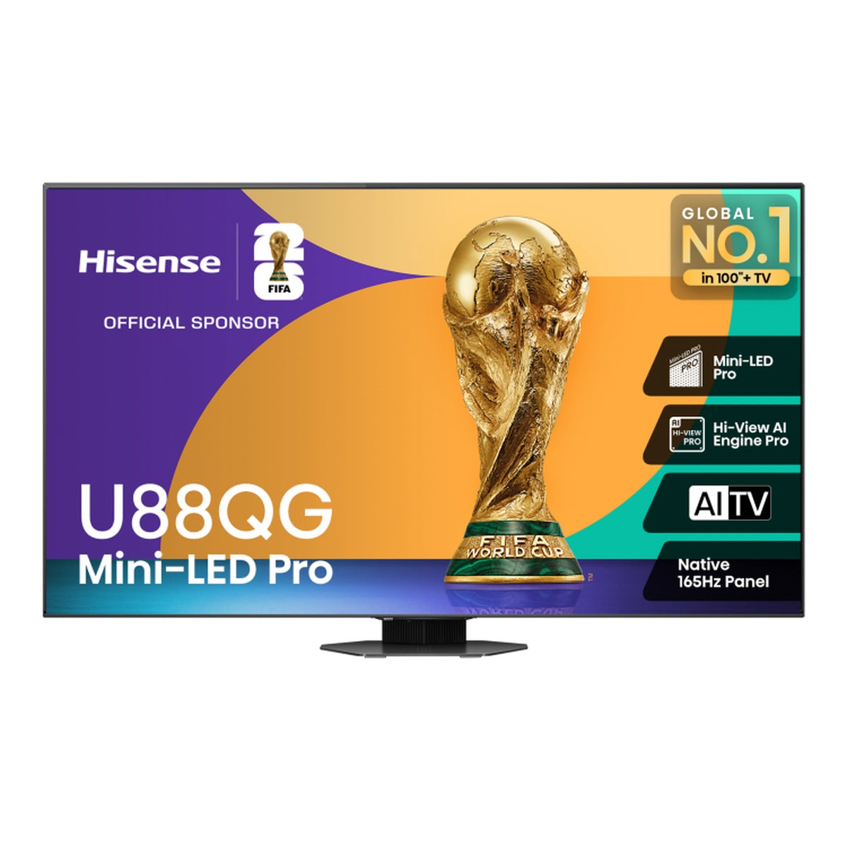 Hisense 65" Mini-LED QLED AI TV - 65U88QG – SecondShop