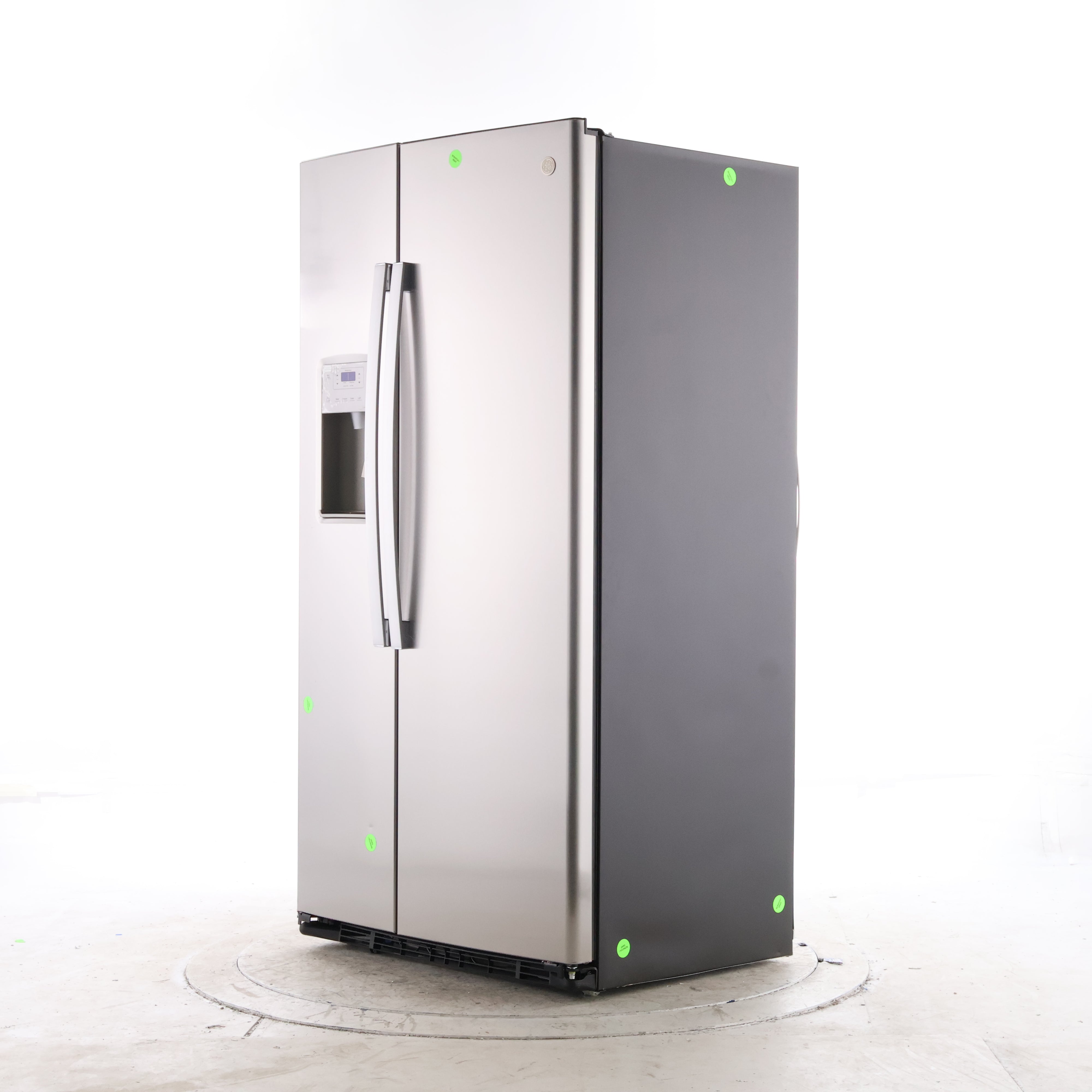 GE GZS221YNFS 21.8 Cu. Ft. Counter-Depth Side-by-Side Refrigerator ...