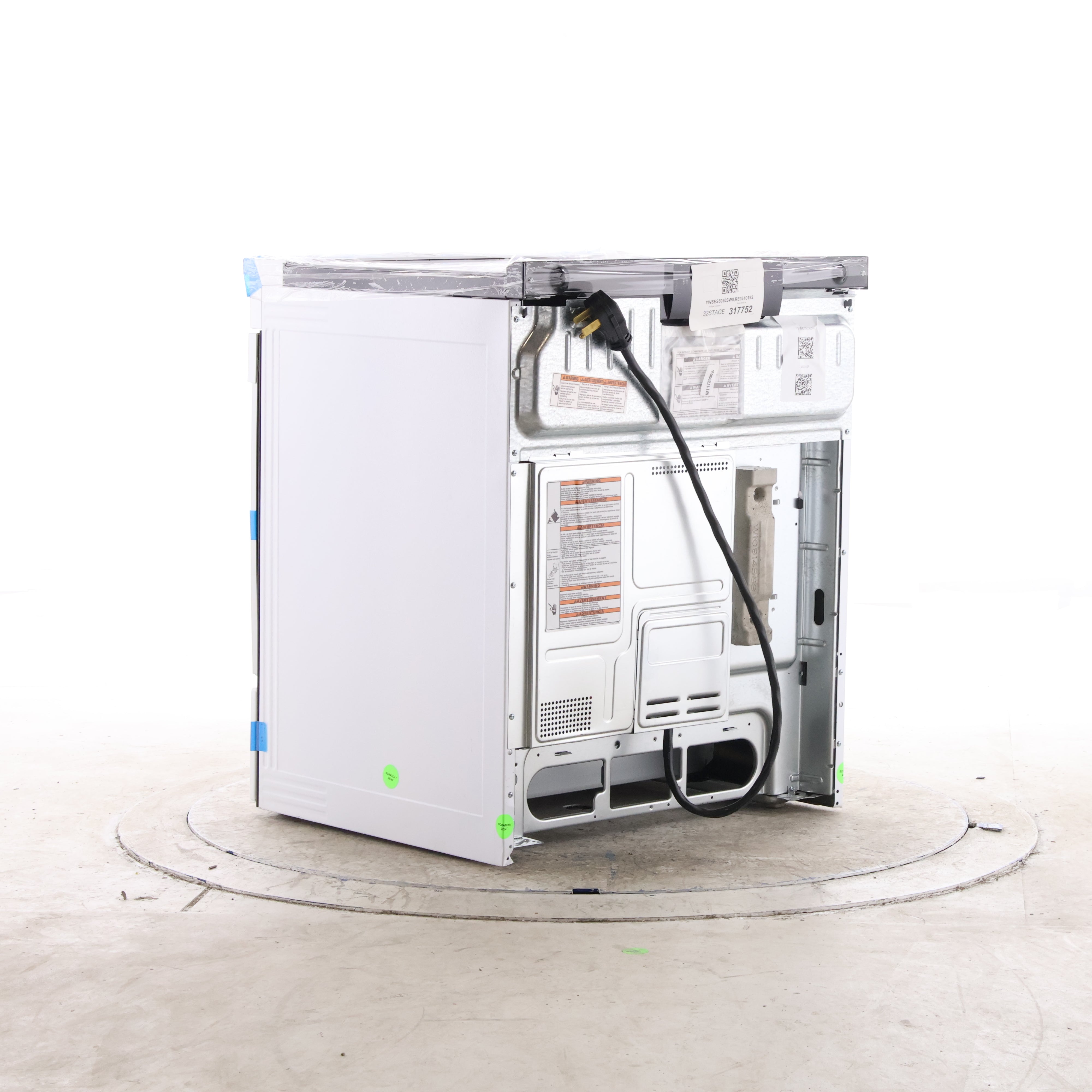 Whirlpool YWSES5030SW 30-in Slide-In Electric Range, White – SecondShop