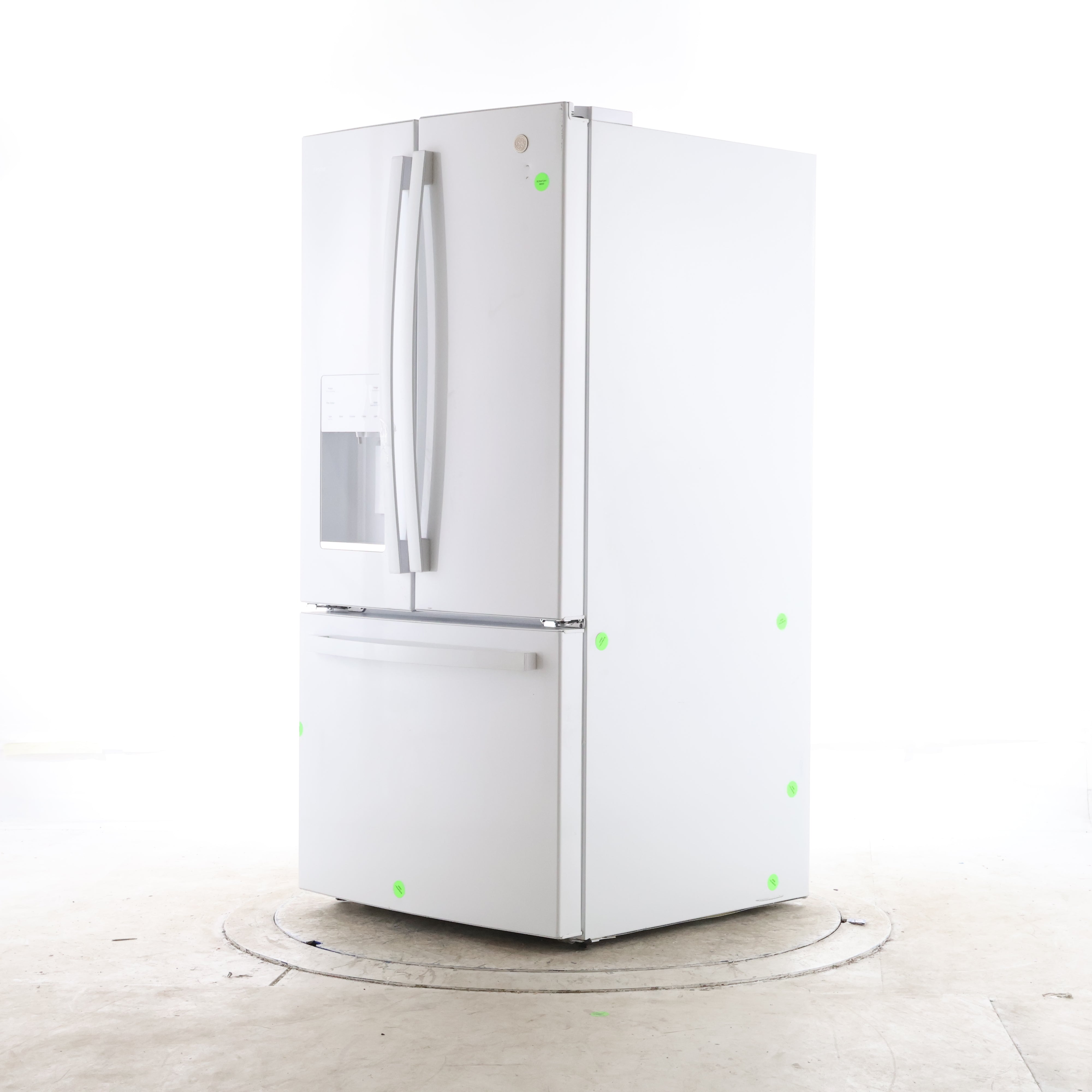 GE Profile PFE24HGLKWW 23.5 Cu Ft French Door Refrigerator White ...