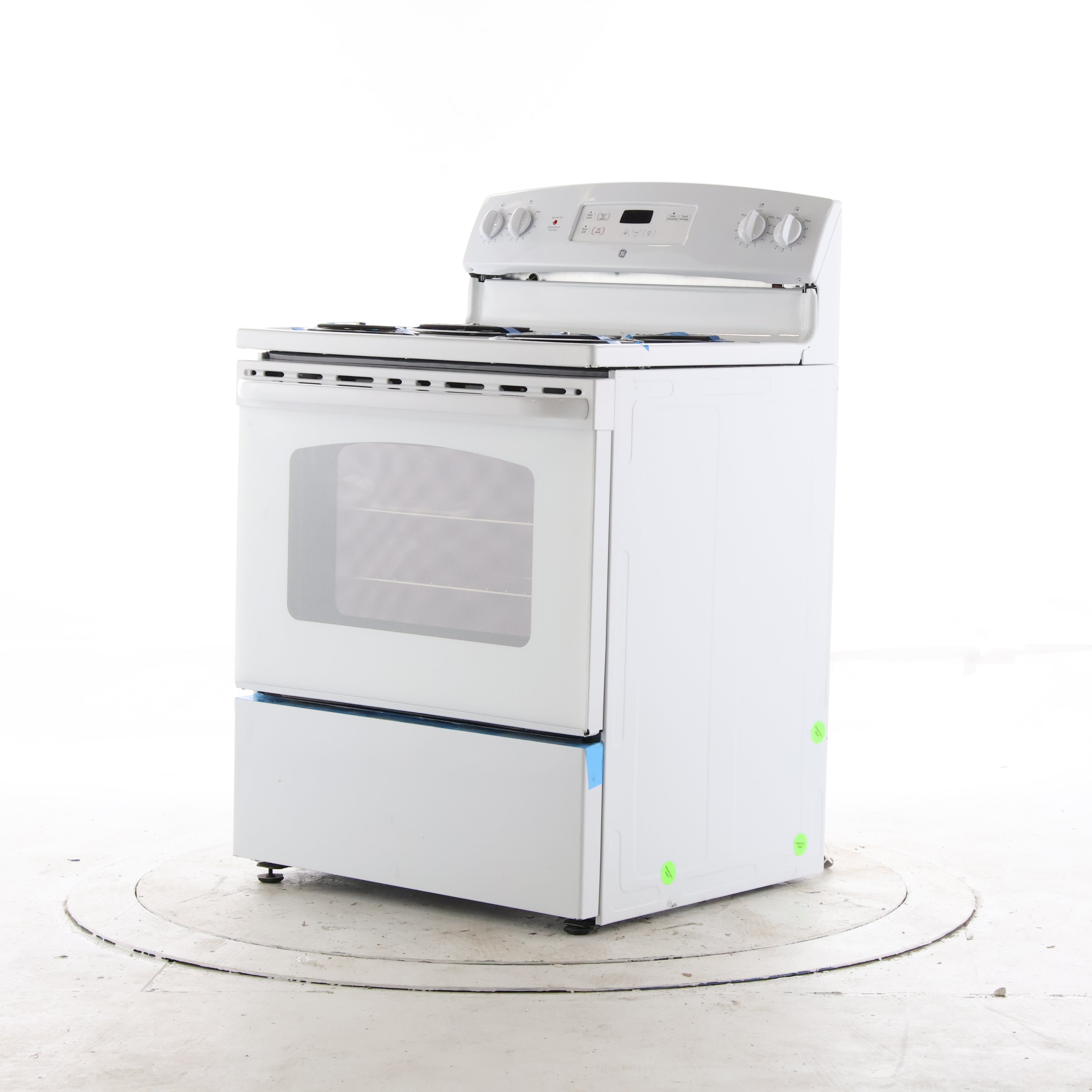 GE JCBS280DMWW 30" Electric Range with Storage Drawer, White – SecondShop