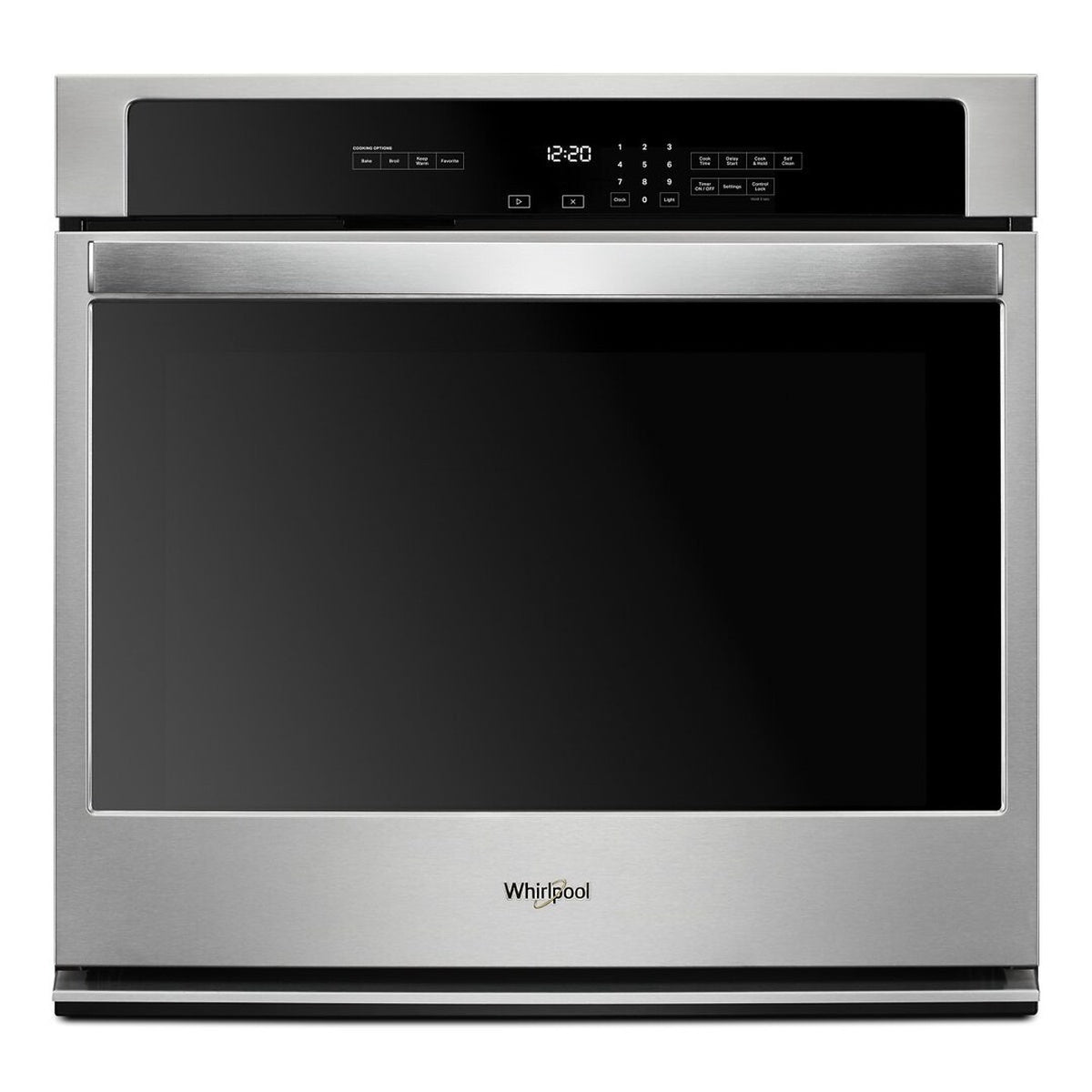 Whirlpool 30 in. Single Electric Wall Oven with Self-Cleaning, Stainle ...