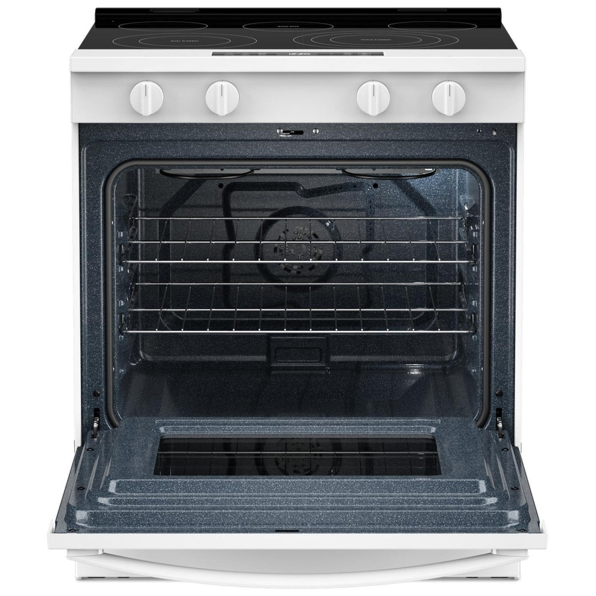 Whirlpool YWSES5030SW 30-in Slide-In Electric Range, White – SecondShop