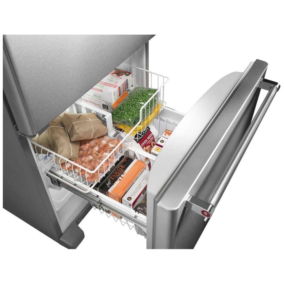 KitchenAid KRBL109ESS 30 in Bottom Freezer Refrigerator 18.7 cu ft ...