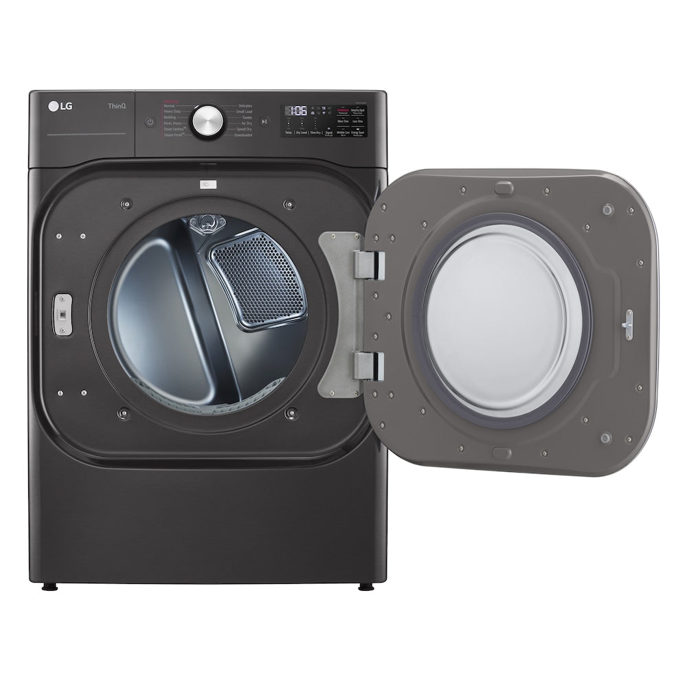 LG 9.0 cu. ft. Smart Electric Dryer, Black Steel - DLEX8900B – SecondShop